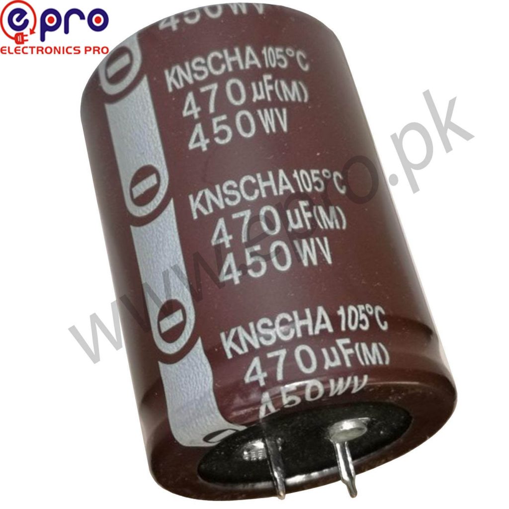 Capacitor 470uF 450V Electrolytic Capacitor - Electronics Pro