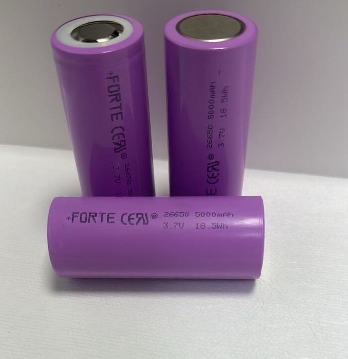 26650 Lithium Battery cell 3.7V 18.5Wh 5000mah | hallroad - Electronics Pro